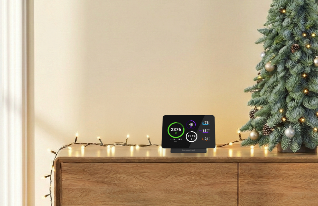 Juleferien, spar energi på en legende måde med Energy Display - HomeWizard